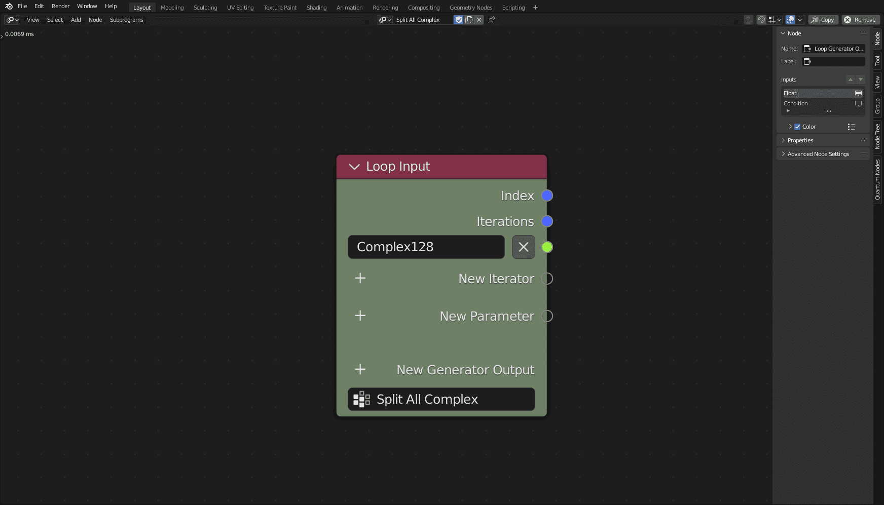 Tutorial 2 - Use a quantum circuit to modify a mesh — Quantum Nodes 0.1 ...